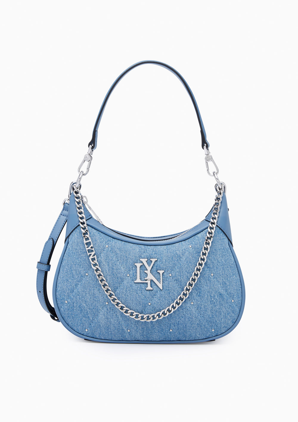 Rexha Denim Mini Shoulder Bag - Blue Variation 2