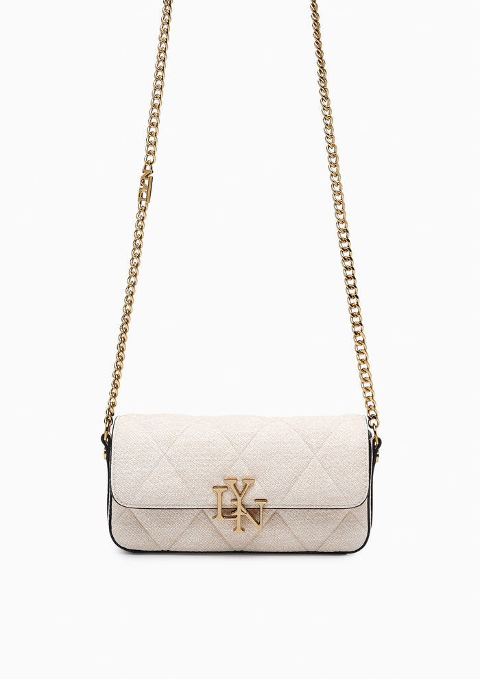 Rexha Flap Phone Wallet On Chain - Light Beige