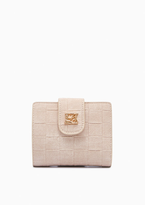 Joann Grace Flap Wallet - Biege Variation 2