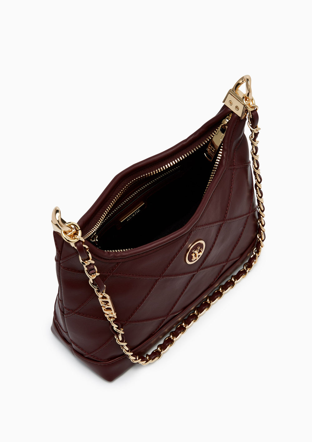 Jaylen S Shoulder Bag - Dark Red