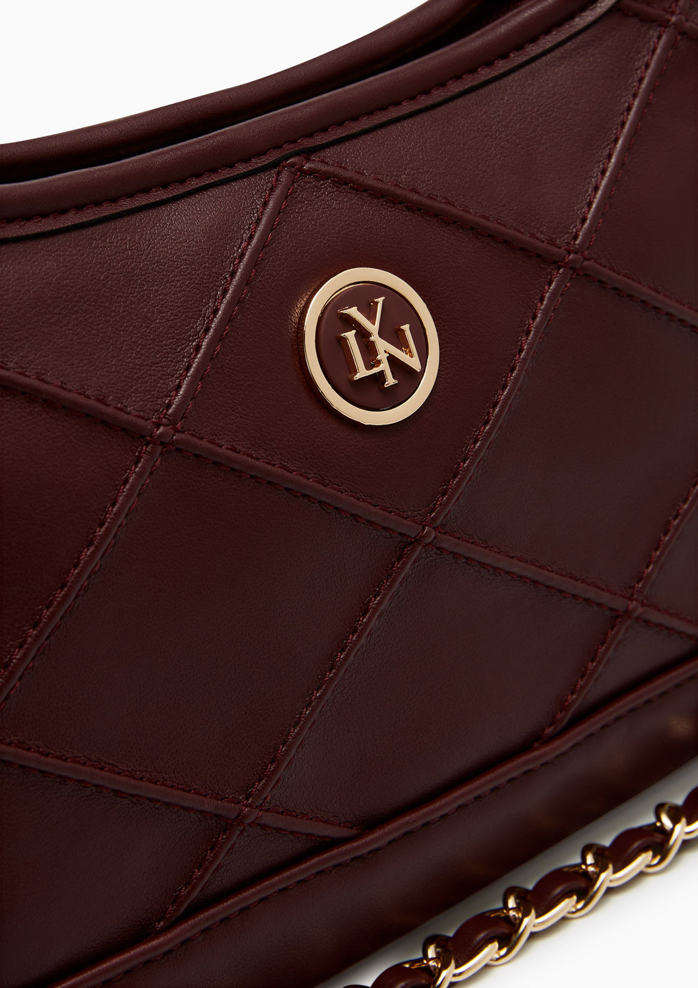 Jaylen S Shoulder Bag - Dark Red